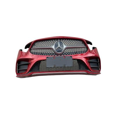 China New Style High Quality CLS W257 Front Sports Bumper Surround Guard bar Center Grid Bracket logo Trim Plate for Mercedes-Benz for sale