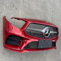 China New Style High Quality CLS W257 Front Sports Bumper Surround Guard bar Center Grid Bracket logo Trim Plate for Mercedes-Benz for sale