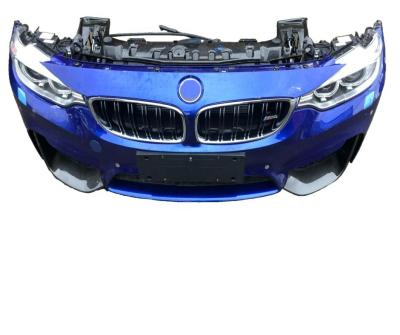 China Classic M3 M4 F80F82F83LCI Front Face Front Bumper Surrounds Front Mouth Assembly Air Intake Grille Tuyere Chrome Black for BMW for sale