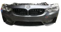 China Classic M3 M4 F80F82F83LCI Front Face Front Bumper Surrounds Front Mouth Assembly Air Intake Grille Tuyere Chrome Black for BMW for sale