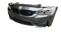 China Classic M3 M4 F80F82F83LCI Front Face Front Bumper Surrounds Front Mouth Assembly Air Intake Grille Tuyere Chrome Black for BMW for sale