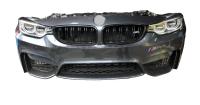 China Classic M3 M4 F80F82F83LCI Front Face Front Bumper Surrounds Front Mouth Assembly Air Intake Grille Tuyere Chrome Black for BMW for sale