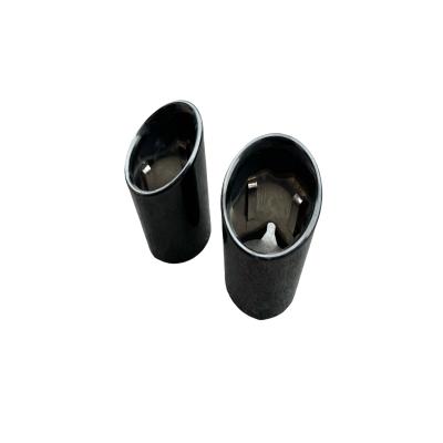 China New High Quality M2 M3 M4 F80 F82 F83 F87 Exhaust Pipe Tail Cover Black Chrome Smoked Black Tail Throat Heat Shield for BMW for sale