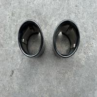 China New High Quality M2 M3 M4 F80 F82 F83 F87 Exhaust Pipe Tail Cover Black Chrome Smoked Black Tail Throat Heat Shield for BMW for sale