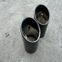 China New High Quality M2 M3 M4 F80 F82 F83 F87 Exhaust Pipe Tail Cover Black Chrome Smoked Black Tail Throat Heat Shield for BMW for sale