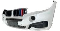 China The Classic Hit X6 F16 MT Sports Luxury Front Bumper Surrounded by Medium Mesh Front bar air Intake Grille License Plate for BMW for sale