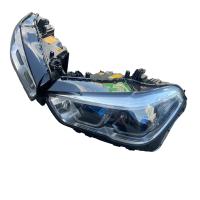 China New High Quality X5 Series G05 Front Left and Right Laser LED Headlights Steering Auxiliary Headlights Dynamic Blue Eyes for BMW for sale