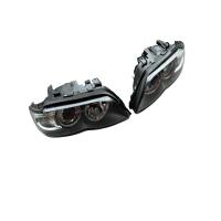 China Classic High Quality X5 Series E53 Front Left and Right Headlights Later HID Hernia Type Auto Assist Steering Function for BMW for sale