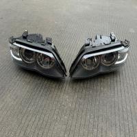 China Classic High Quality X5 Series E53 Front Left and Right Headlights Later HID Hernia Type Auto Assist Steering Function for BMW for sale