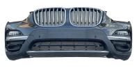 China The New Hot-selling X3G01G08LCI Sports Front Bumper Surrounded by Luxury Grille air Intakes Smoked Black Chrome Silver for BMW for sale