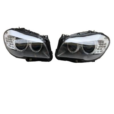 China Classic Best-selling 5 Series F10F11F18LCI Front Hernia Headlights LED Steering Lights HID Angel Eyes Day Running Lights for BMW for sale