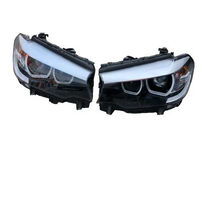 China New Best-selling 5 Series G30G38 Front Low Equipped LED Headlights Near and Far Integrated Light White Day Running Light for BMW for sale