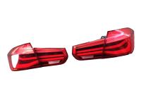 China Classic Hit 3 Series F30F31F35LCI Rear Inner and Outer Taillights LED Steering Brake Profile Display Smoky Red for BMW for sale