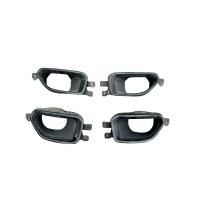 China New High Quality 3 Series G20G21G28 Rear Bumper Exhaust Tailpipe Trim Cover Black Version Chrome Silver Version for BMW for sale