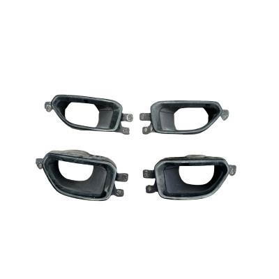 China New High Quality 3 Series G20G21G28 Rear Bumper Exhaust Tailpipe Trim Cover Black Version Chrome Silver Version for BMW for sale