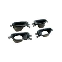 China New High Quality 3 Series G20G21G28 Rear Bumper Exhaust Tailpipe Trim Cover Black Version Chrome Silver Version for BMW for sale