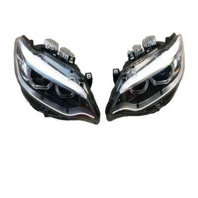 China Classic Style 2 Series F22F23F87 LCI Front LED Automatic Headlights White Angel Circle Day Running Light Steering Assist for BMW for sale