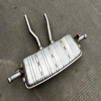 China Classic High Quality Cayenne 92A Rear Muffler Exhaust Pipe Dual Outlet Tailpipe Decorative Cover Ternary Catalysis for Porsche for sale