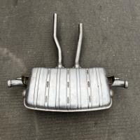 China Classic High Quality Cayenne 92A Rear Muffler Exhaust Pipe Dual Outlet Tailpipe Decorative Cover Ternary Catalysis for Porsche for sale