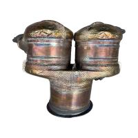 China Exhaust Pipe of the New High Quality Cayenne 9YA Engine Exhaust Ternary Catalytic Converter Exhaust Gas Purifier for Porsche for sale