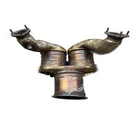 China Exhaust Pipe of the New High Quality Cayenne 9YA Engine Exhaust Ternary Catalytic Converter Exhaust Gas Purifier for Porsche for sale