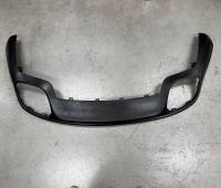 China The New High-quality Panamera 971.1  Rear Bumper Lower Spoiler Exhaust Tailpipe Cover Is Black Matte Paint for Porsche for sale