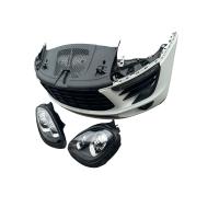 China Classic High Quality Macan 95B Front Bumper Assembly Front Face Luminaire Radiator Head Mouth Gantry tank Condenser for Porsche for sale
