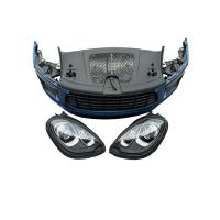 China Classic High QualityMacan95B Front Bumper Assembly Front Face Anti-collision Beam Grille Tuyere Center Mesh Assembly for Porsche for sale