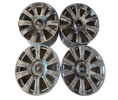 China Classic High-quality Ghost RR4 Front and Rear 21-inch Aluminum Wheels in Chrome Finish with Floating Covers for Rolls-Royce for sale