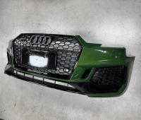 China The New High-quality RS4 8W Front Bumper, Body Guard, Grille Bracket, air Guide and air Intake Trim Blacked-out Version for Audi for sale