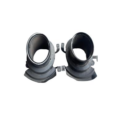 China The Classic High Quality Carrera 992 Sports Exhaust Trim Cover Is Smoked Black and the Tail Throat Is Illuminated for Porsche for sale