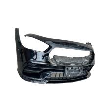China New Hot-selling GT Series W290AMG Front Bumper Assembly Sports Grille Large Medium Mesh Smoked Black Frieze for Mercedes-Benz for sale