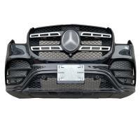 China The New High Quality GLS Is TheW167front Bumper Dark Night Version of the Smoked Black Trim Center Mesh Grille for Mercedes-Benz for sale