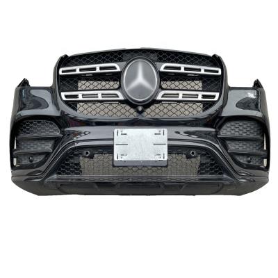 China The New High Quality GLS Is TheW167front Bumper Dark Night Version of the Smoked Black Trim Center Mesh Grille for Mercedes-Benz for sale