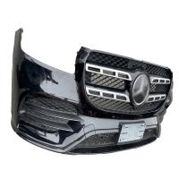 China The New High Quality GLS Is TheW167front Bumper Dark Night Version of the Smoked Black Trim Center Mesh Grille for Mercedes-Benz for sale