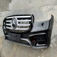 China The New High Quality GLS Series W167 Sports Front Bumper Assembly AMG Style Surrounds the Center Grid Grille for Mercedes-Benz for sale