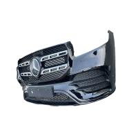 China The New High Quality GLS Series W167 Sports Front Bumper Assembly AMG Style Bumper Dark Night Version for Mercedes-Benz for sale