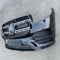 China The New High Quality GLS Series W167 Sports Front Bumper Assembly AMG Style Bumper Dark Night Version for Mercedes-Benz for sale