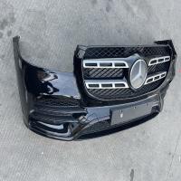 China The New High Quality GLS Series W167 Sports Front Bumper Assembly AMG Style Bumper Dark Night Version for Mercedes-Benz for sale