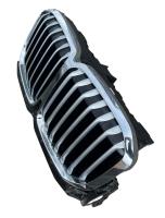 China New Hot-selling X7LCIG07 Automatic Medium Grid air Intake Grille Electric Black Chrome Camera Reflective Silver For BMW for sale