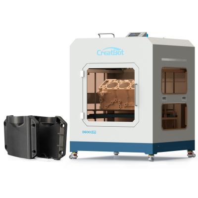 China Industrial Large Build Area 3D Printer FDM Dual Extruder 600x600x600mm for sale