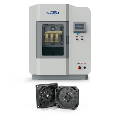 China CreatBot Peek Water Cooled Industrial Two Color 3D Printer For ABS HIPS PETG for sale