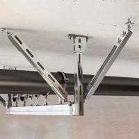 China Transverse Unistrut Pipe Seismic Supports Bracing 316 Stainless Steel Custom for sale