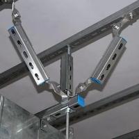 China Rustproof Earthquake Rigid Longitudinal Seismic Bracing System For Electrical Equipment for sale