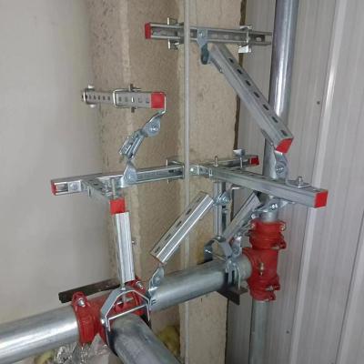 China 304SS Seismic Supports Bracket Lateral Bracing Earthquake Proofing for sale