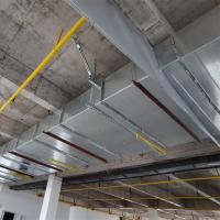 China Galvanized Steel Lateral Seismic Roof Pipe Supports Bracket For Light Fixture for sale
