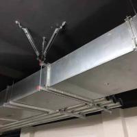 China Rooftop Cable Seismic Bracing Pipe Support For Duct Corrosion Resistance for sale