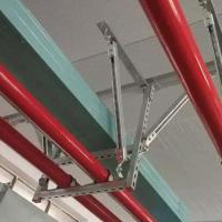 China Rooftop Cable Seismic Bracing Pipe Support For Duct Corrosion Resistance for sale