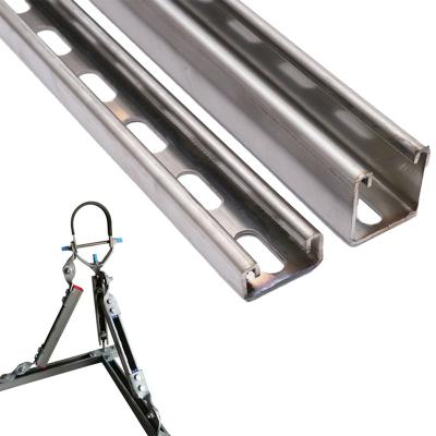 China 1.9mm 2.0mm Unistrut Seismic Bracing Pipe Supports For Electrical Equipment for sale