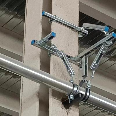 China Robust Galvanised Trapeze Seismic Bracing For Electrical Equipment Support Brackets for sale